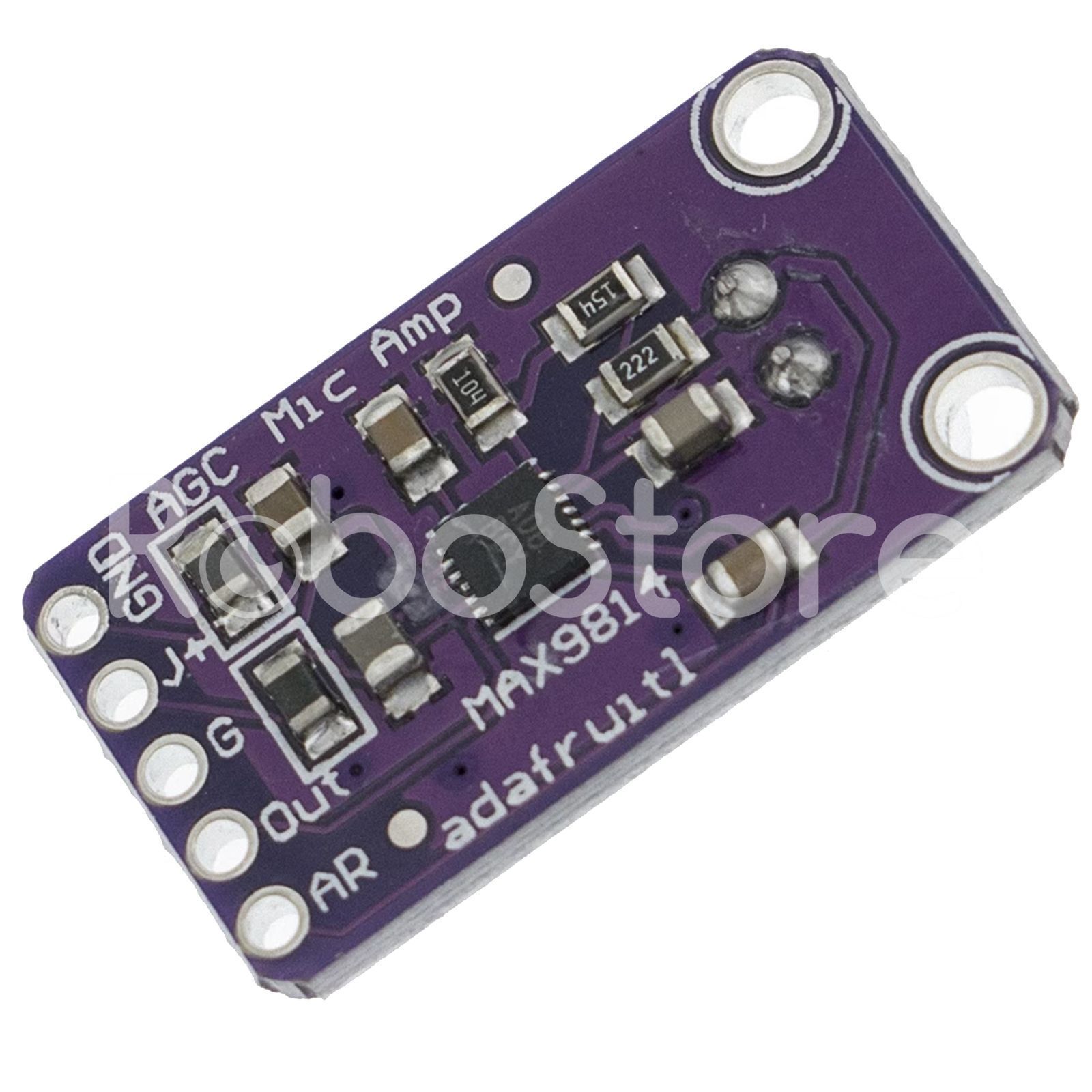 Модуль датчика звуку, мікрофон для Arduino з підсилювачем MAX9814